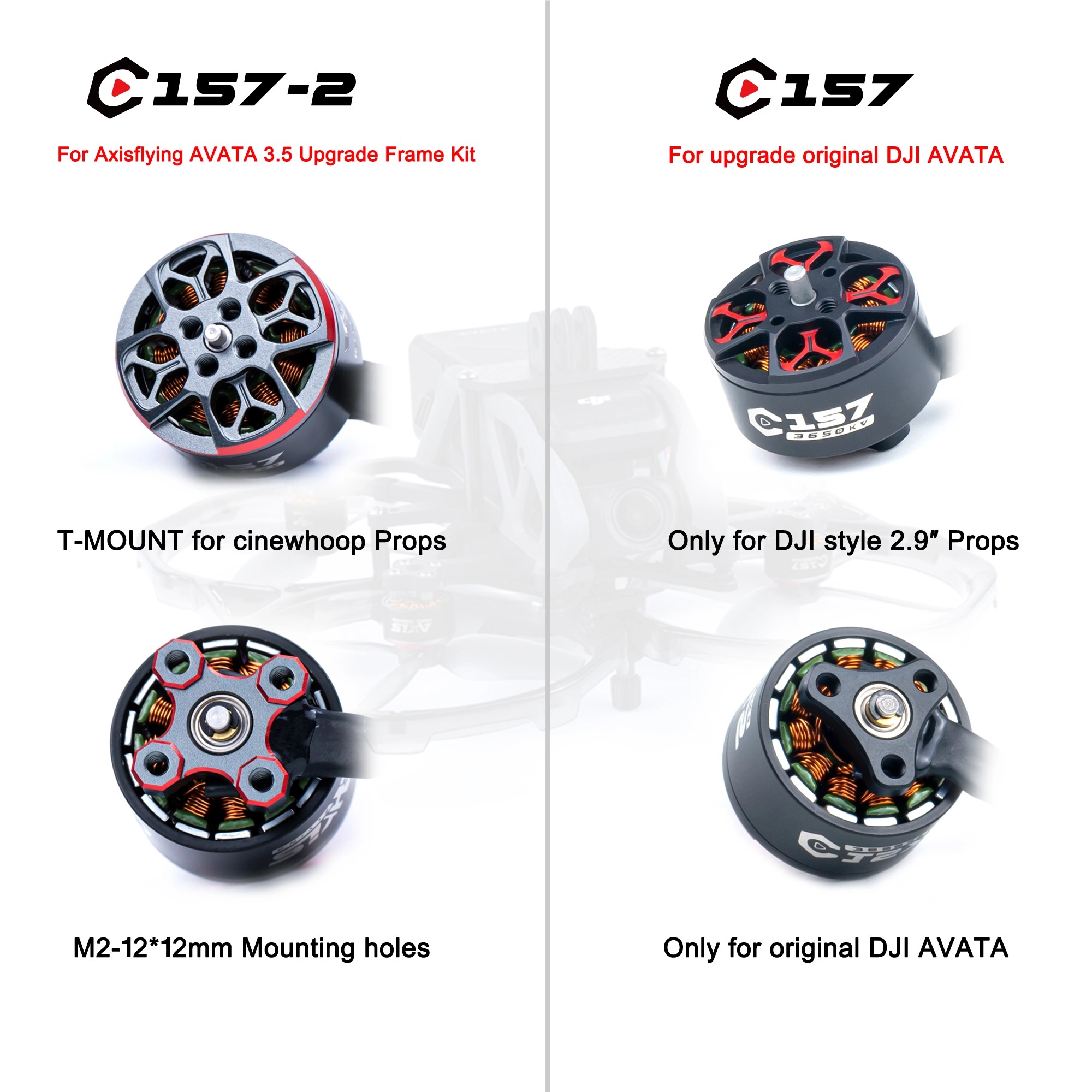 Axisflying Fpv Motor C157-2 For AVATA 3.5" Frame Kit - مرکز FPV ایران
